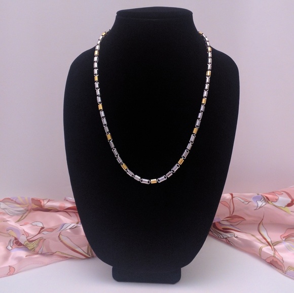 EDFORCE | Jewelry | Edforce Unisex Two Tone Stainless Steel Chain ...